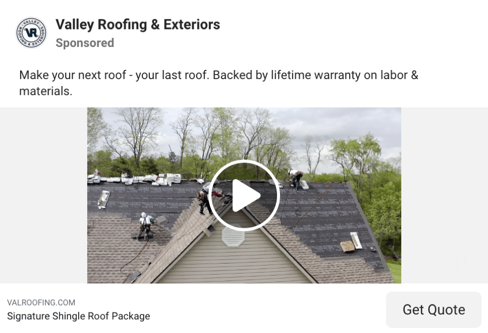 5 Examples of High-Performing Facebook Ads for Roofers